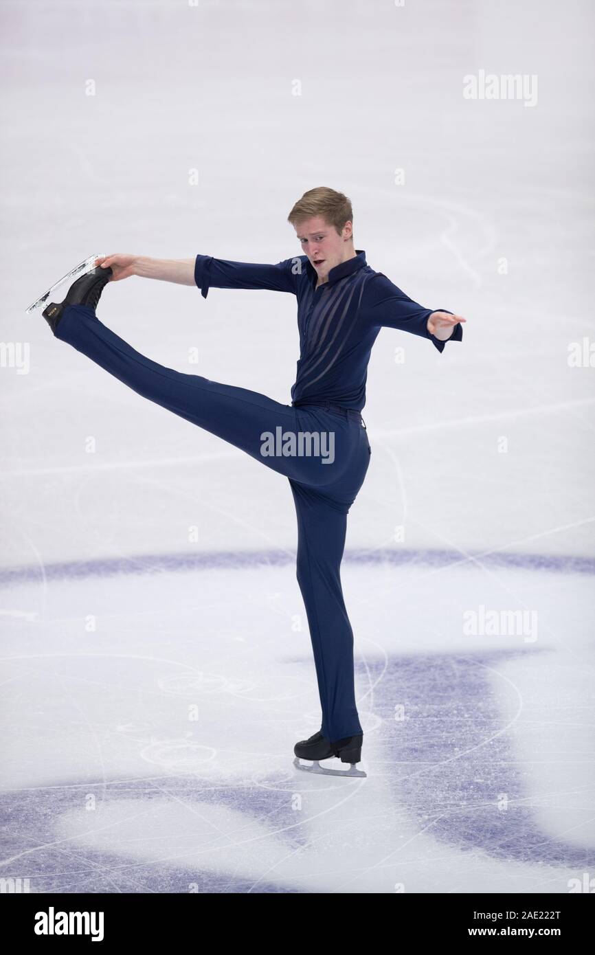 Alexander Samarin of Russia competes during senior men short program at ...