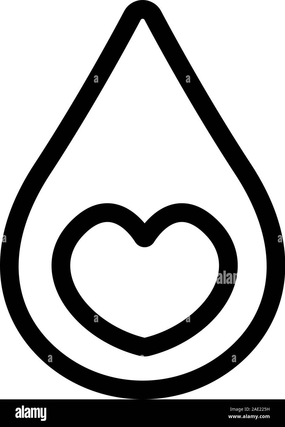 Favorite liquid icon vector. Isolated contour symbol illustration Stock ...