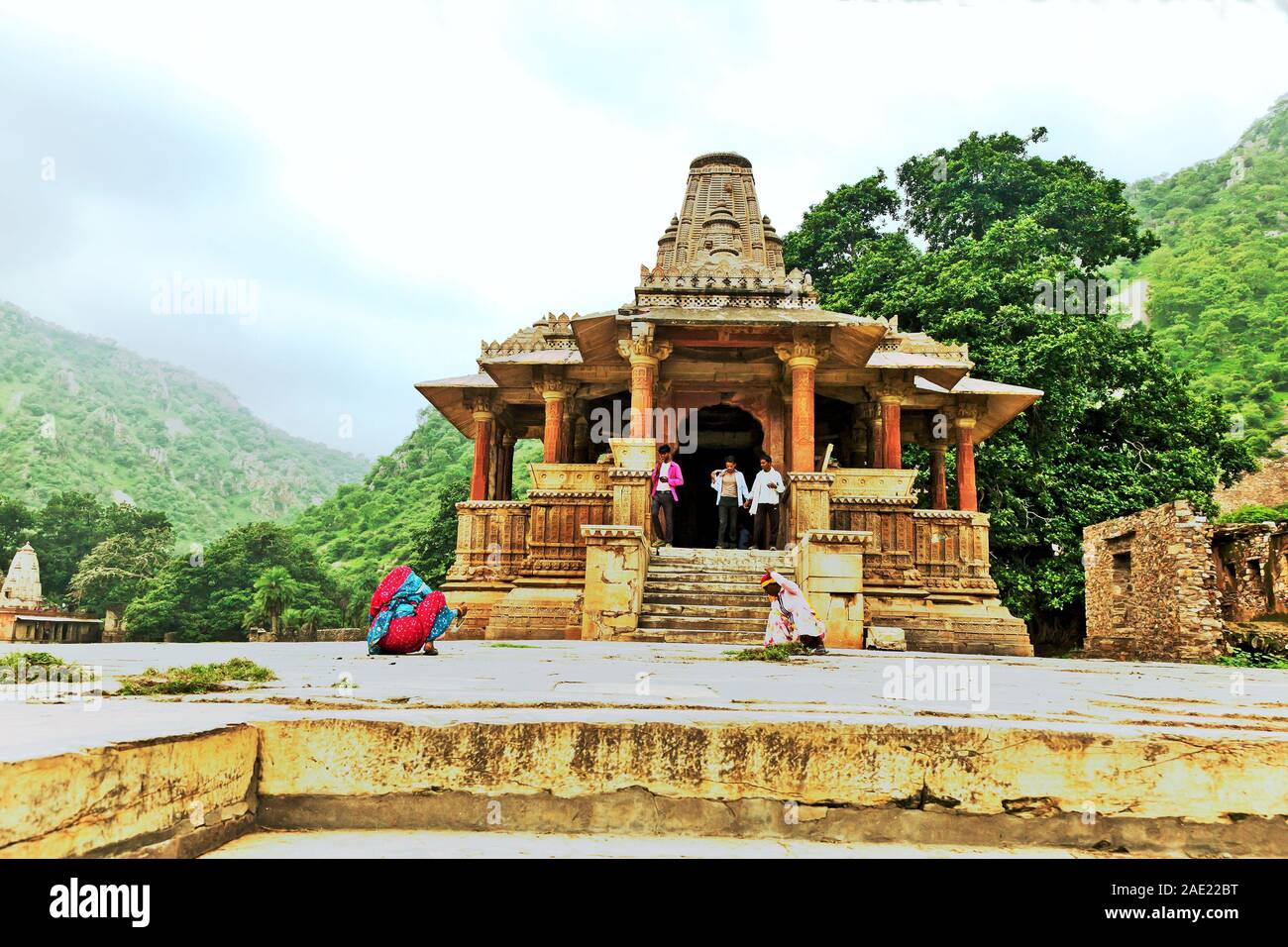 Gopinath temple, Bhangarh, Rajgarh, Alwar, Rajasthan, India, Asia Stock ...