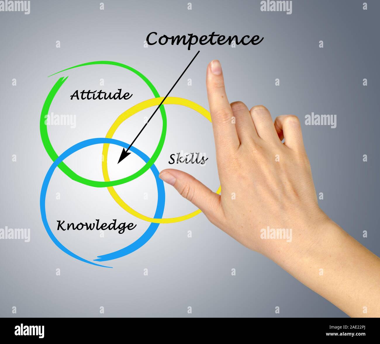 Diagram of competence Stock Photo - Alamy