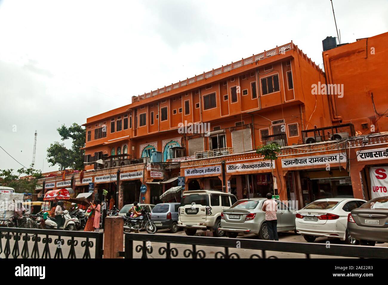 Bapu Bazar Road, Jaipur, Rajasthan, India, Asia Stock Photo - Alamy
