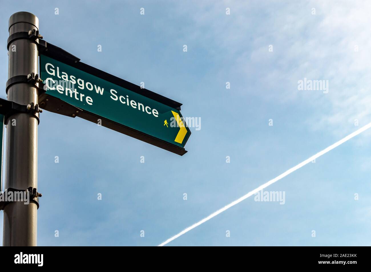 Glasgow Science Centre Sign Stock Photo - Alamy