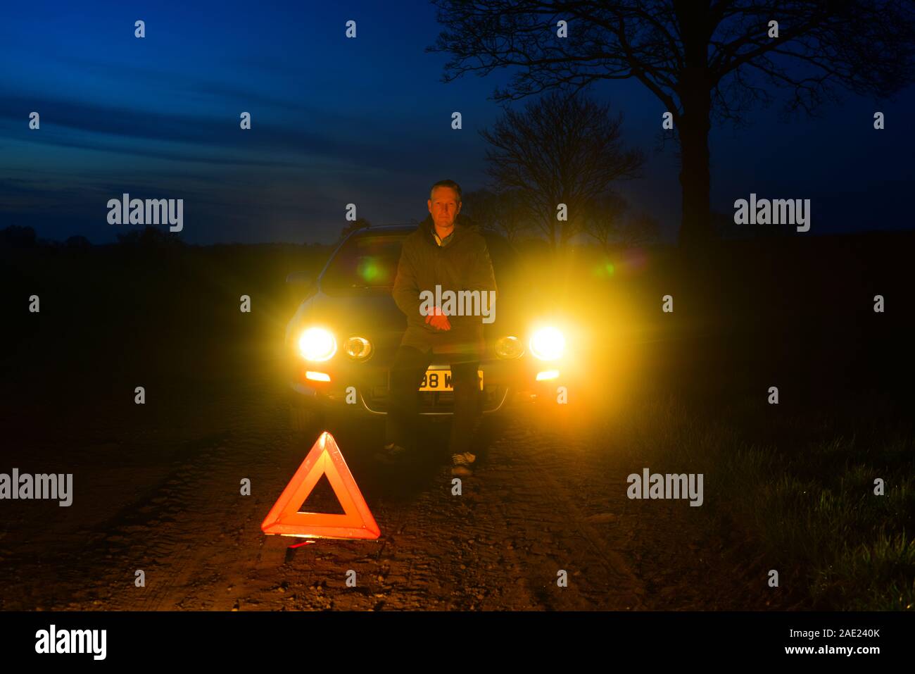 Hazard triangle hi-res stock photography and images - Alamy