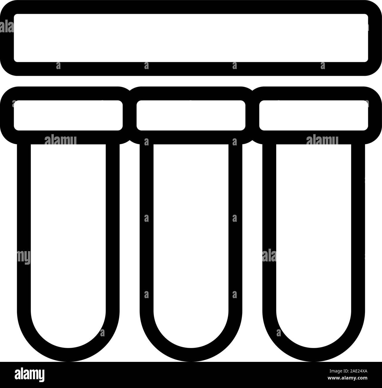 The water purification filter is an icon vector. Isolated contour ...