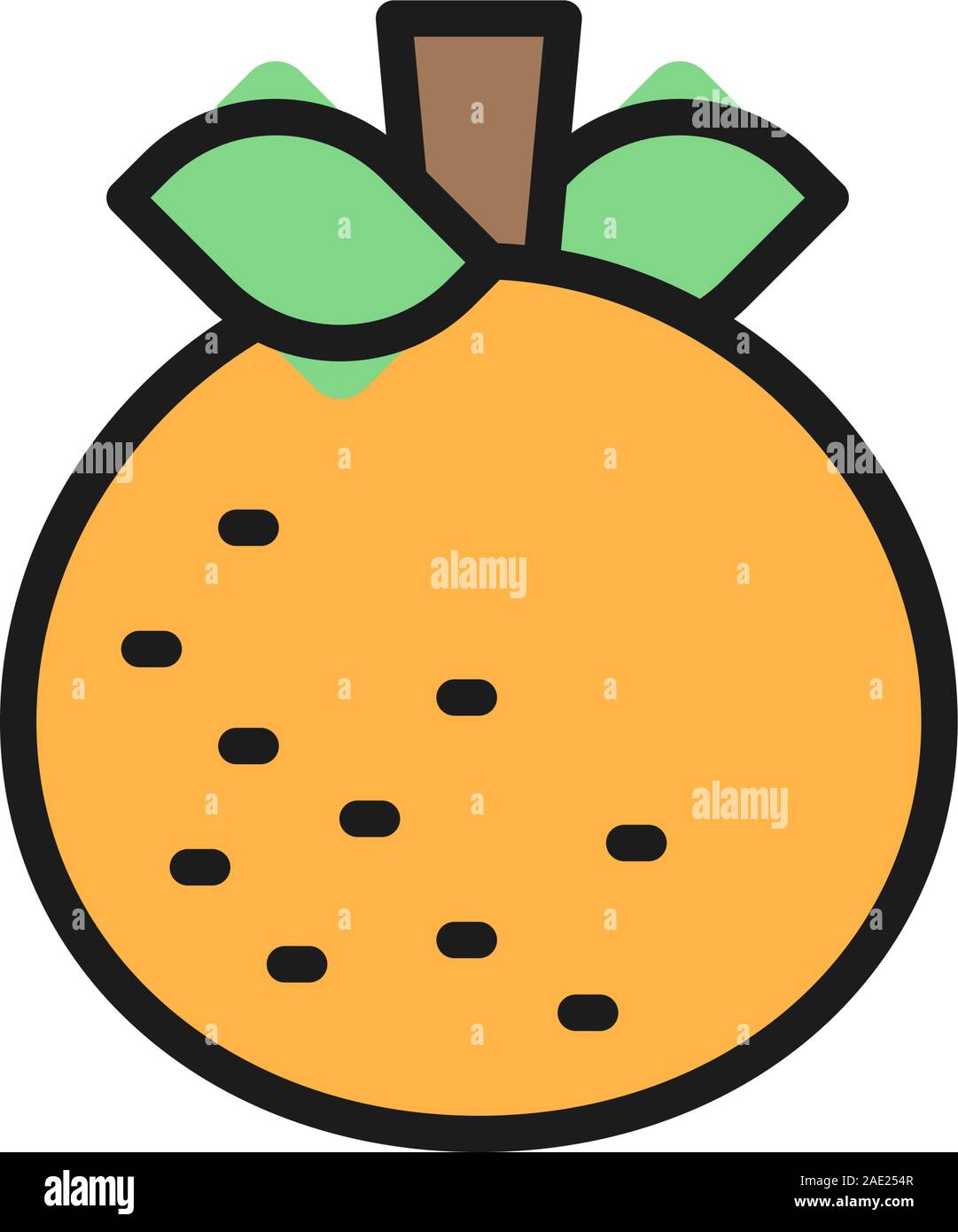 Tangerine colored Stock Vector Images - Alamy