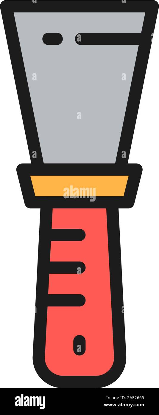 Palette knife painting tool Stock Vector Images - Alamy