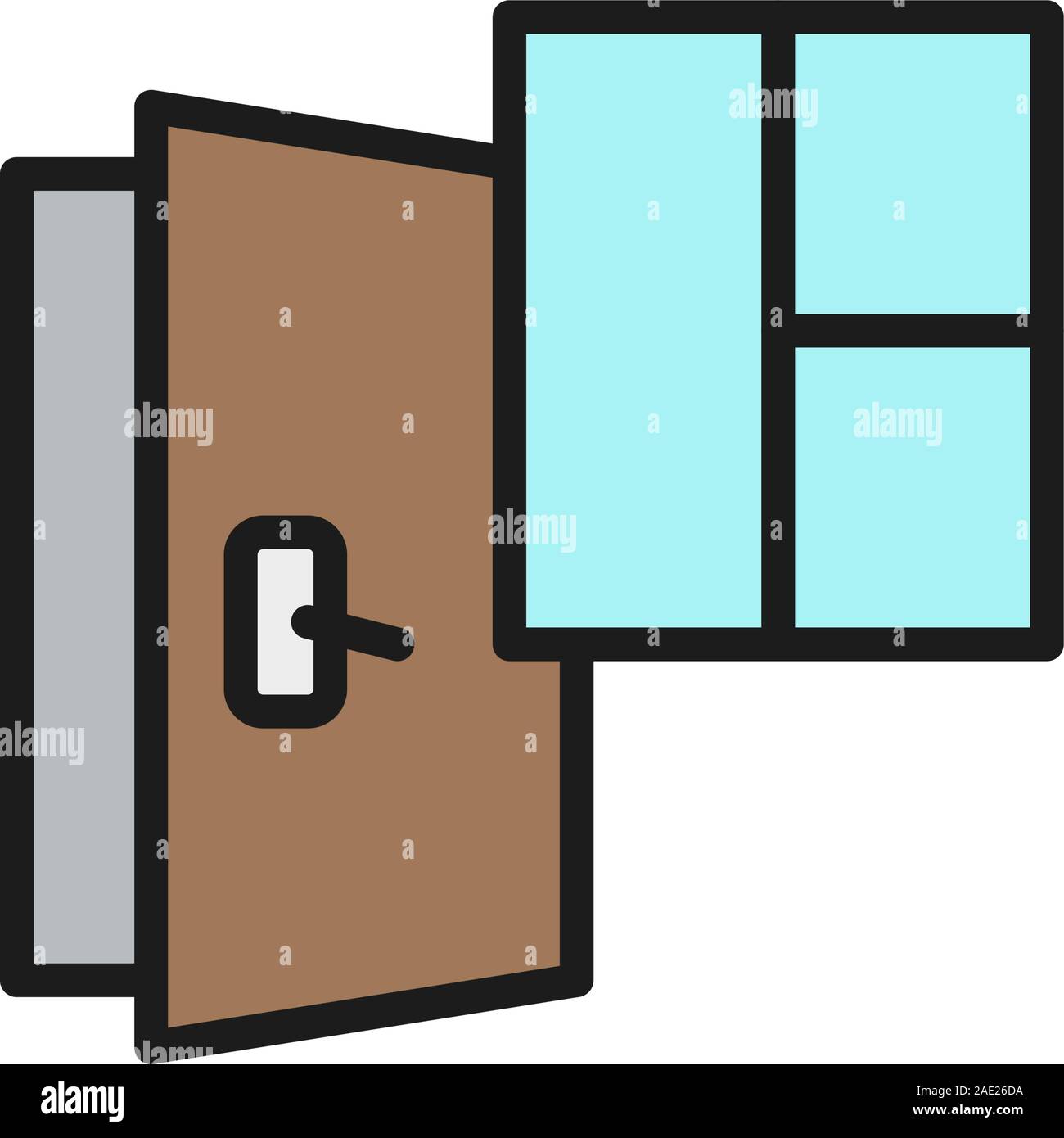 Work on installation new Stock Vector Images - Alamy