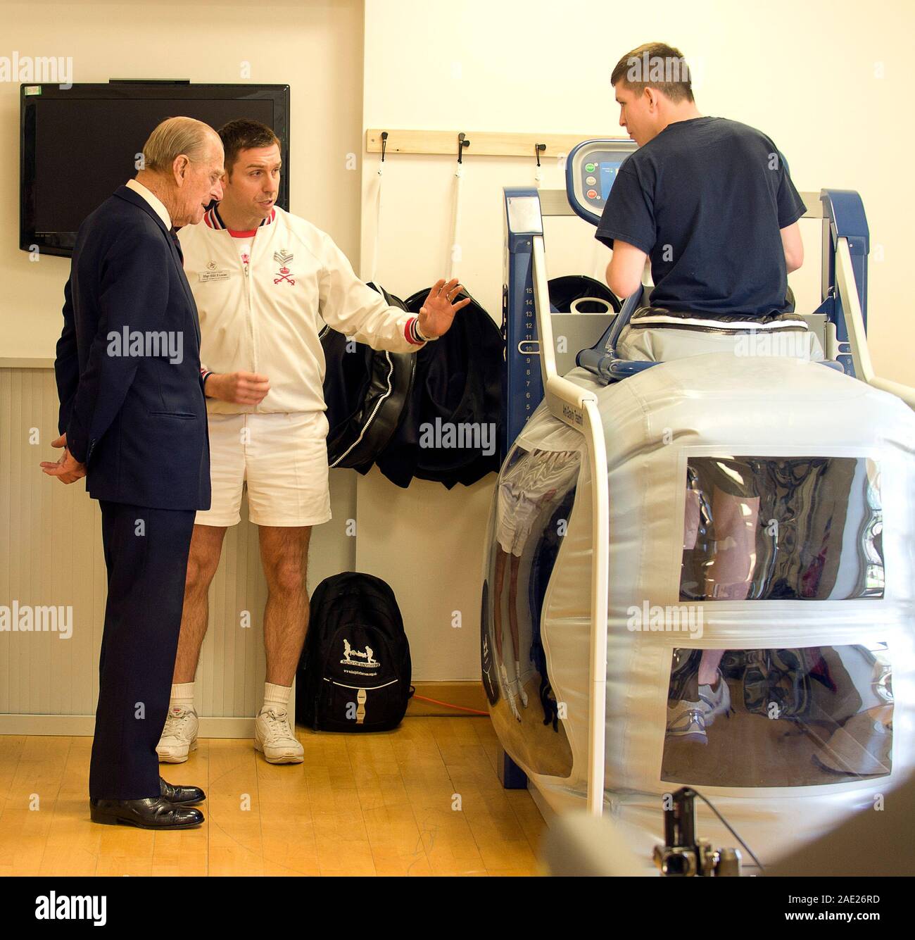 H.M. The Queen and Duke of Edinburgh visiting patients and staff at the ...