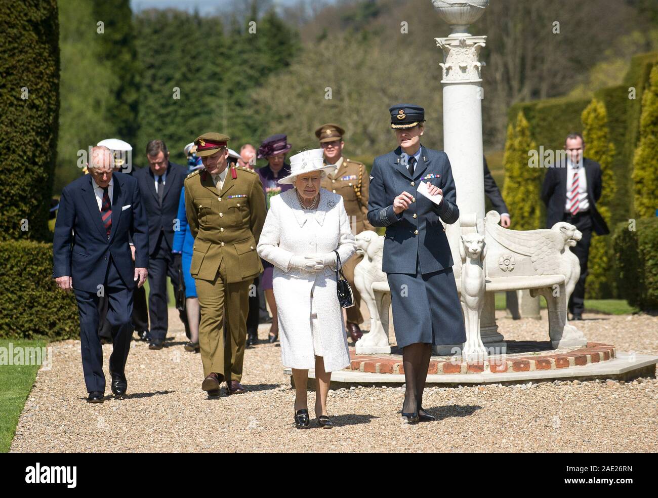 H.M. The Queen and Duke of Edinburgh visiting patients and staff at the ...