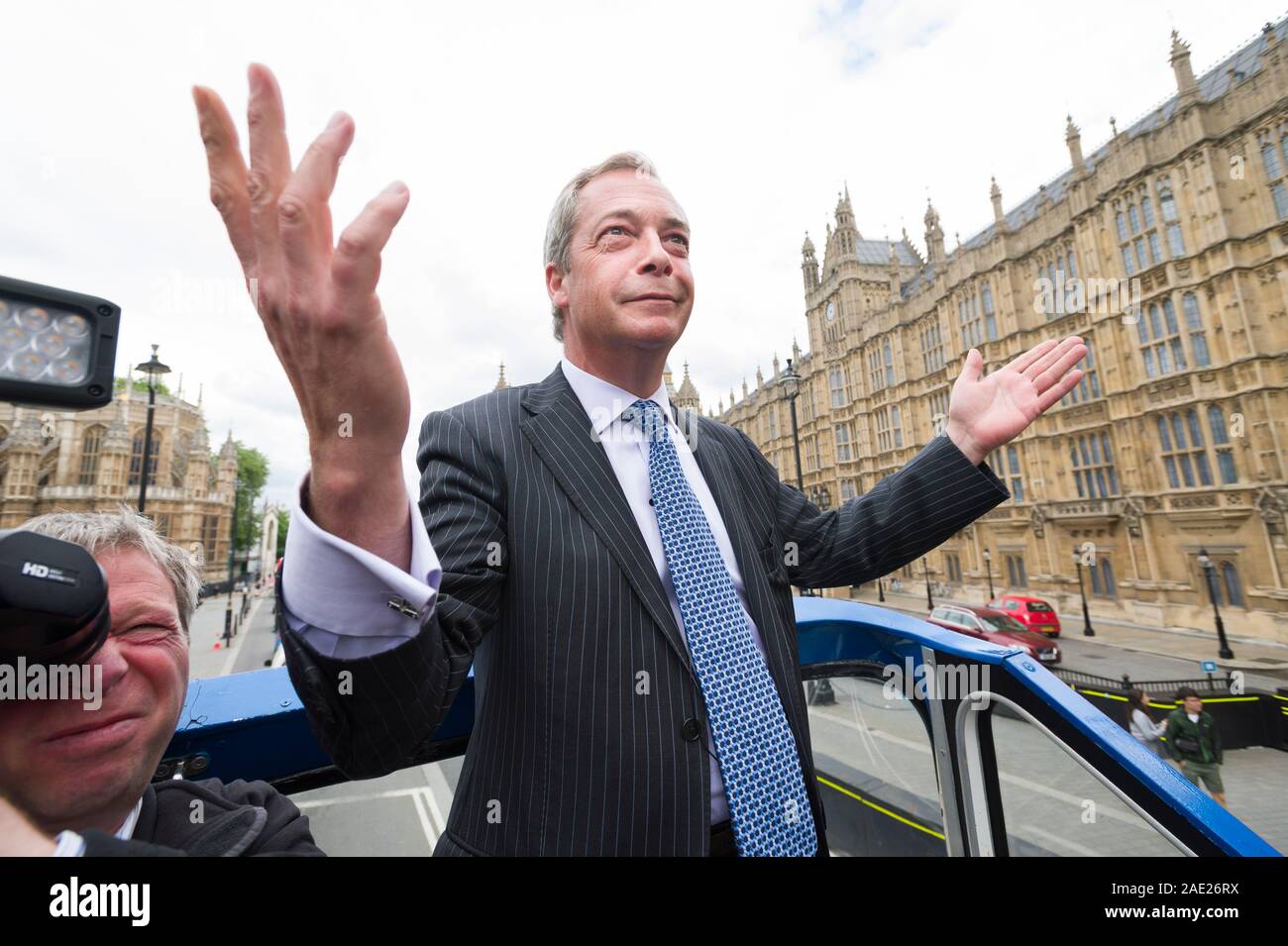 Ukip battle bus hi-res stock photography and images - Alamy