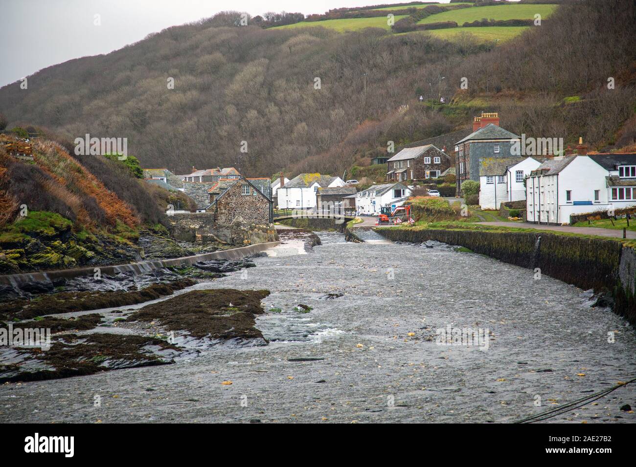 Boscastle from Harbour Stock Photo - Alamy