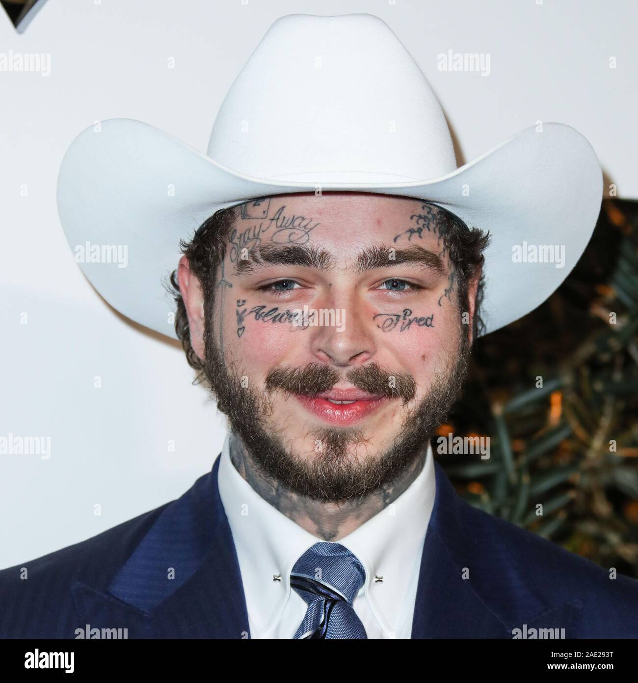 WEST HOLLYWOOD, LOS ANGELES, CALIFORNIA, USA - DECEMBER 05: Rapper Post ...