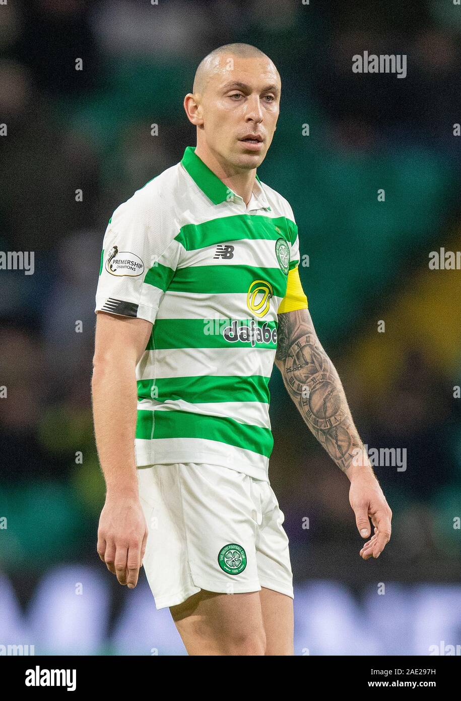 Celtic's Scott Brown in action during the Scottish Premiership match at ...