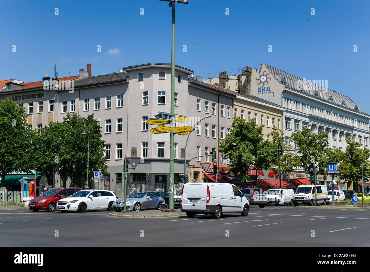 Verkehr, BKA-Theater, Mehringdamm, Kreuzberg, Friedrichshain-Kreuzberg ...