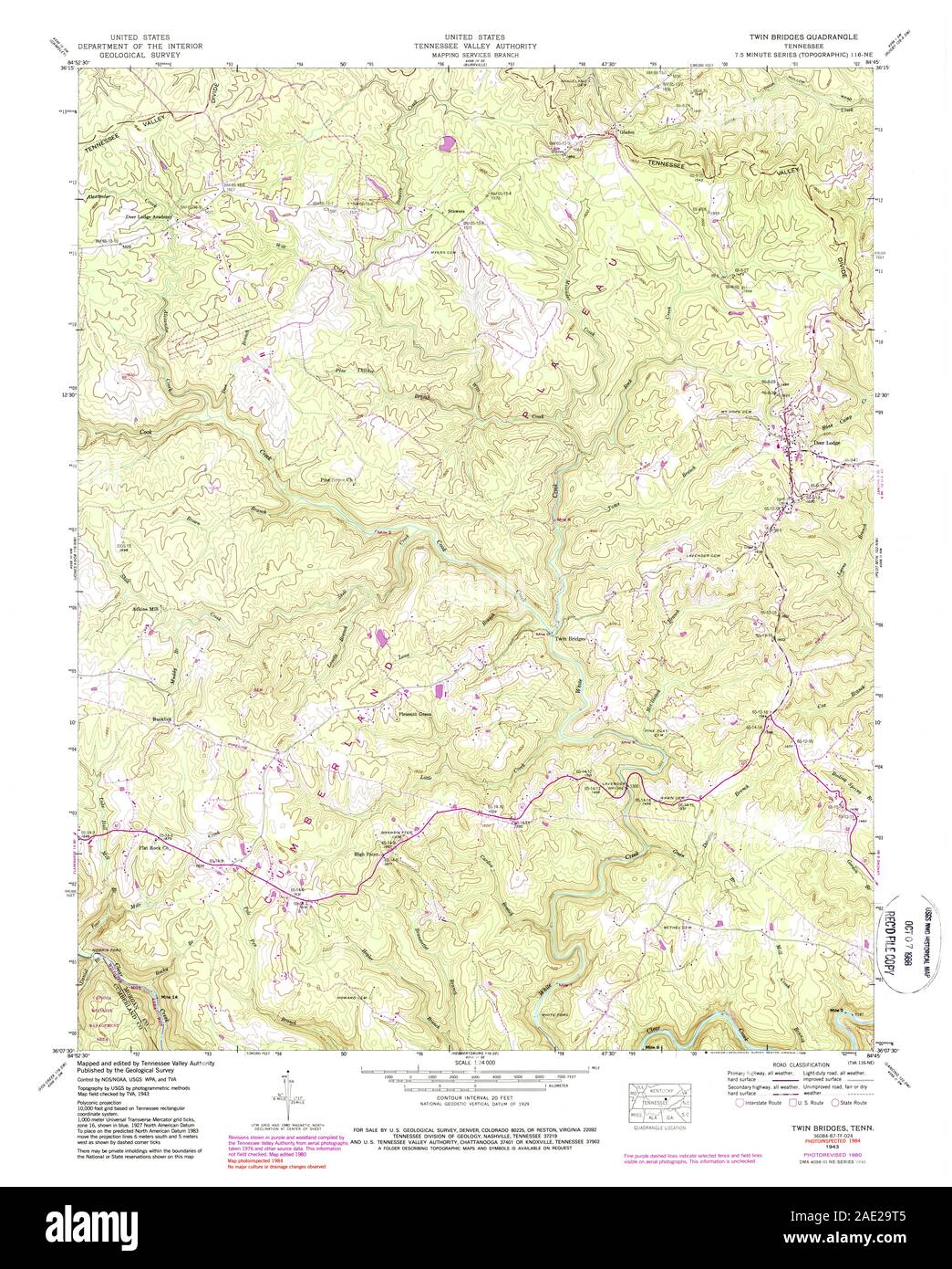 Map of twin bridges hi-res stock photography and images - Alamy