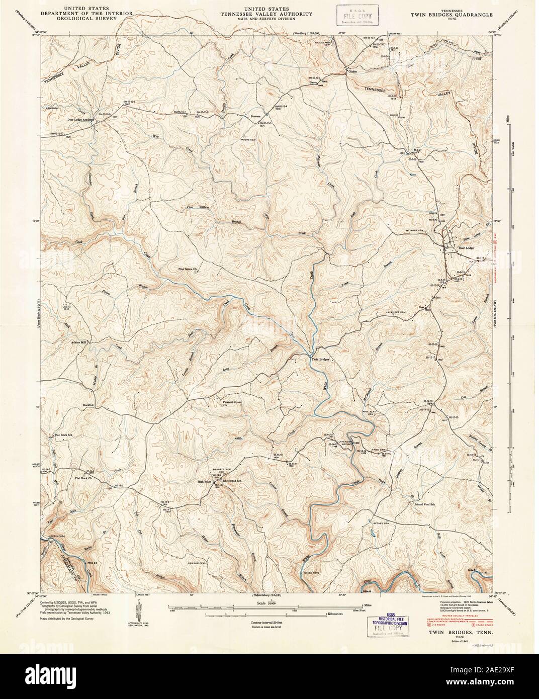 Map of twin bridges hi-res stock photography and images - Alamy