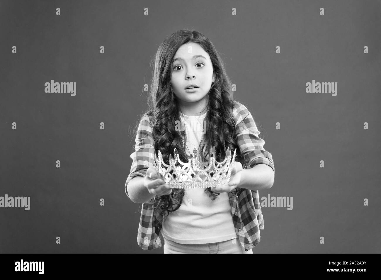 This is for you. Take it. Happiness and joy. Kid wear golden crown ...