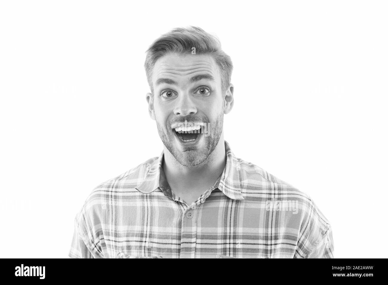 Kind guy Black and White Stock Photos & Images - Alamy