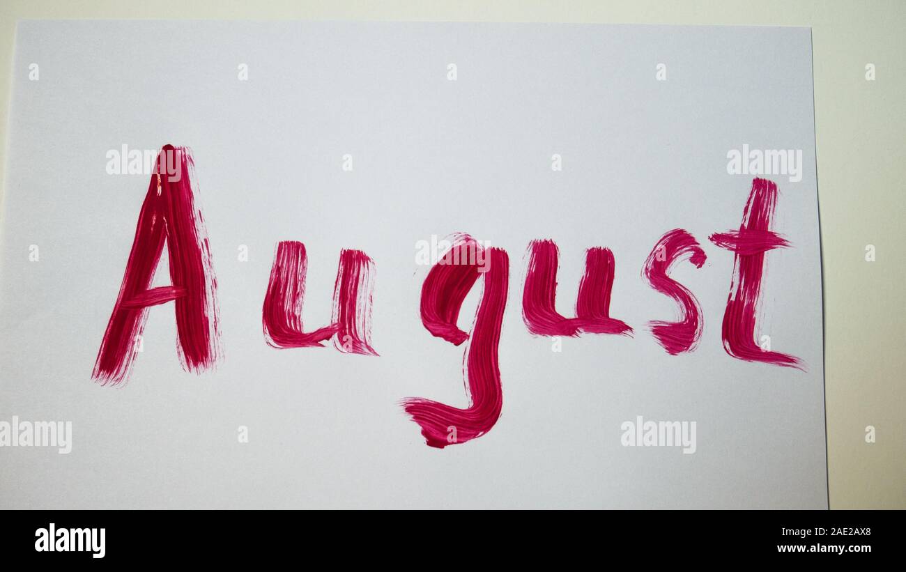 Photo of bright colorful handwritten inscriptions Stock Photo - Alamy