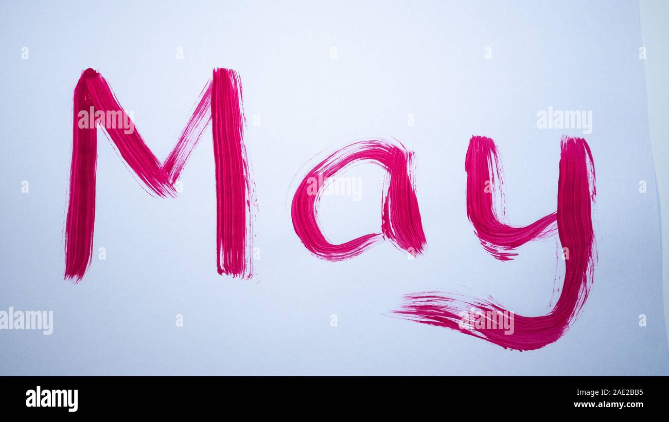 Photo of bright colorful handwritten inscriptions Stock Photo - Alamy