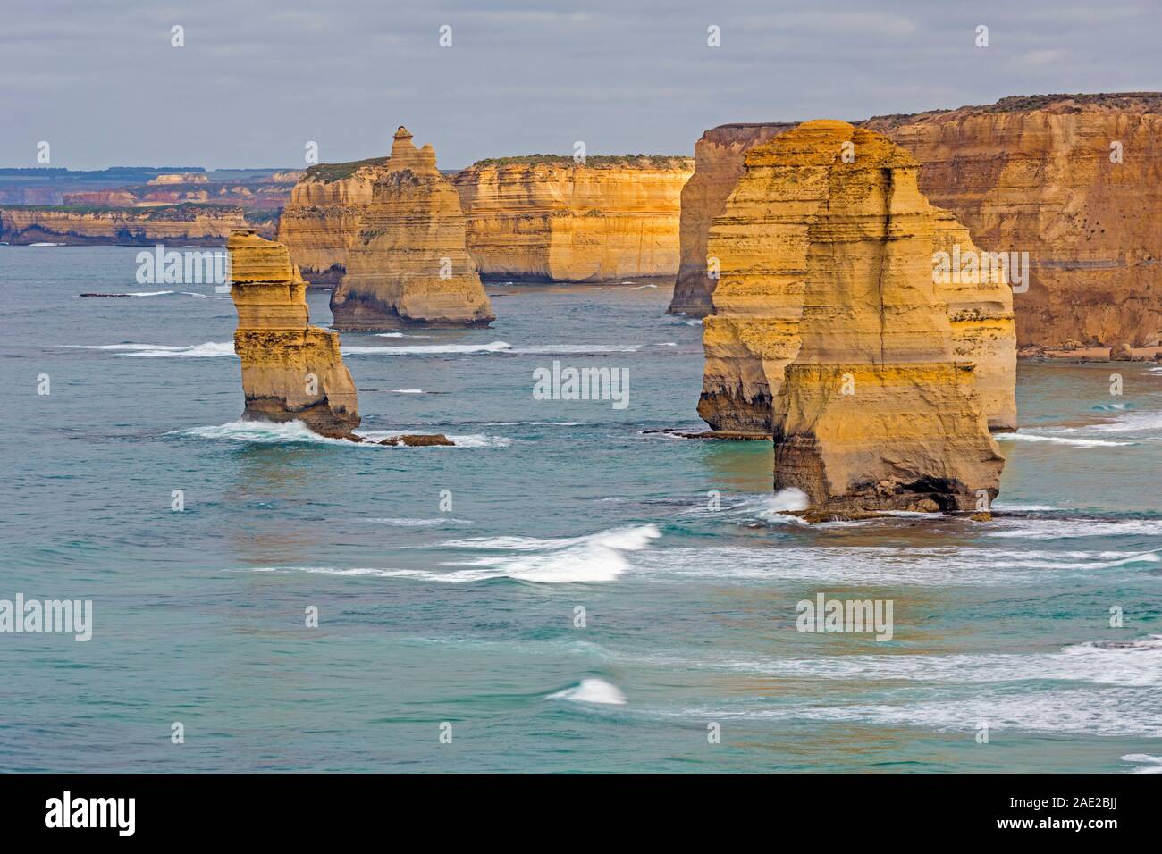 The Twelve Apostles, near Port Campbell in the Port Campbell National ...
