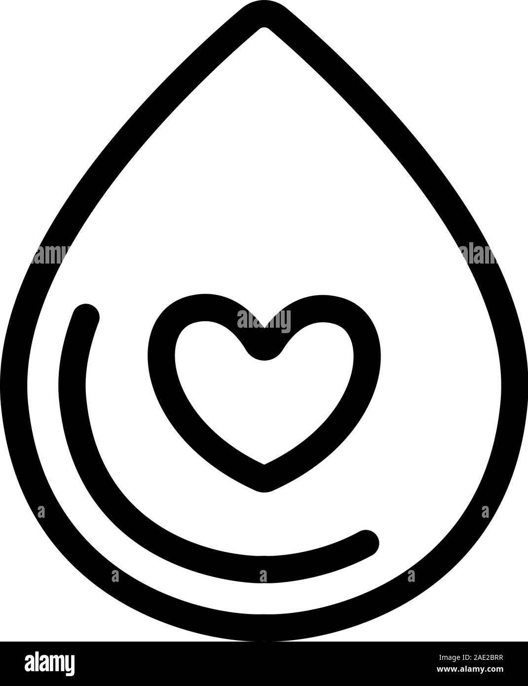 water shortage icon vector. Isolated contour symbol illustration Stock ...