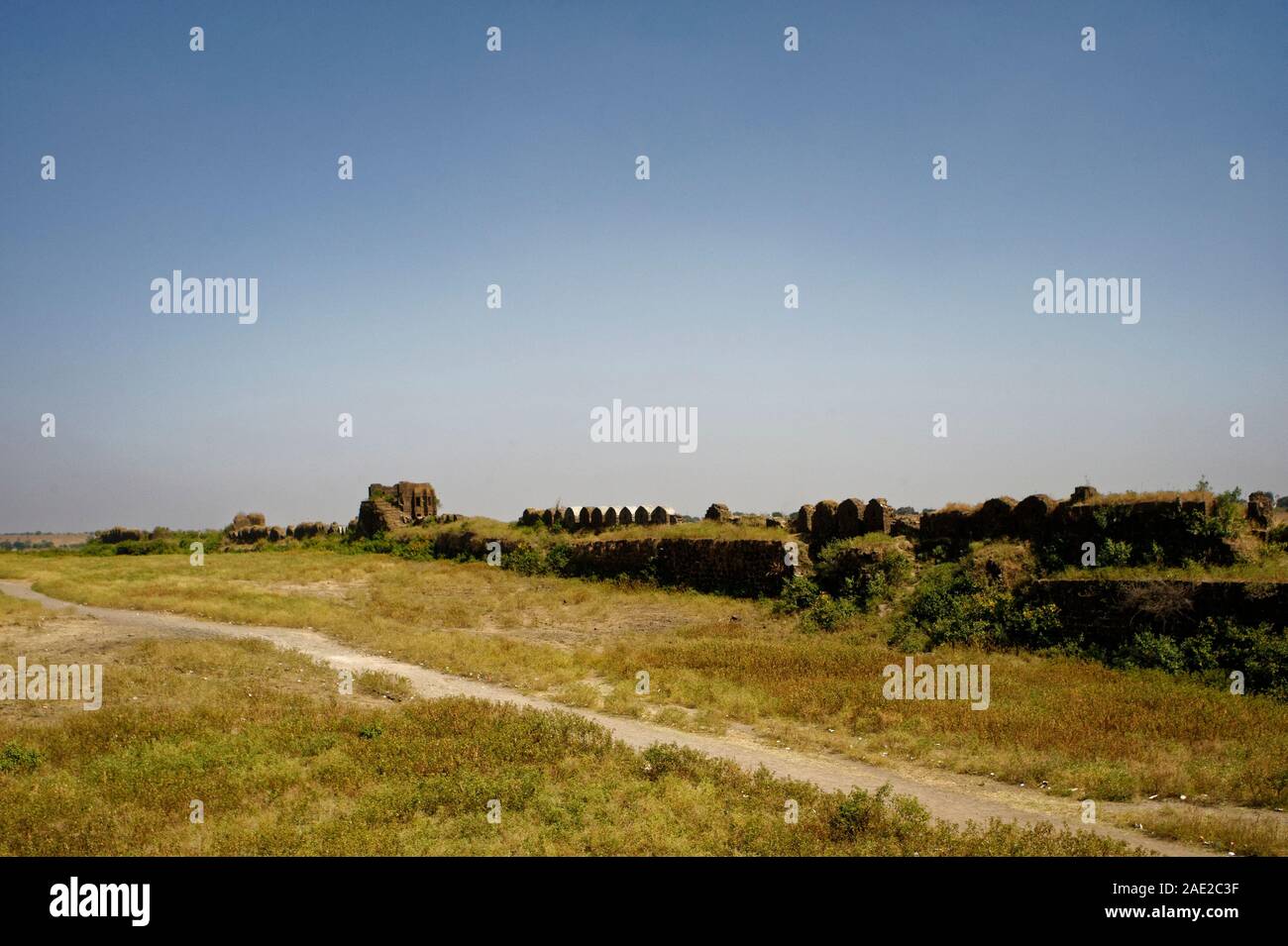 Plateau and ruins of Fort Naldurga Stock Photo - Alamy