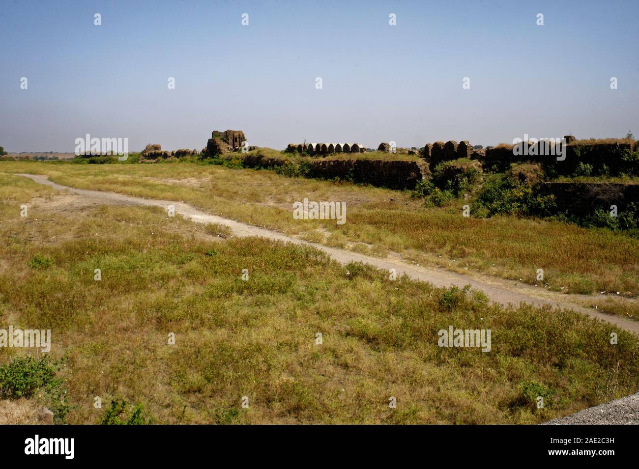 Plateau and ruins of Fort Naldurga Stock Photo - Alamy