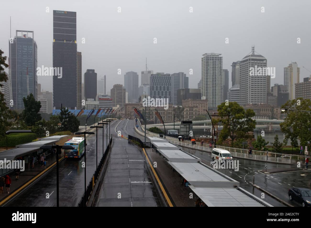 Buildings and streets of Brisbane, QLD, Australia Stock Photo - Alamy
