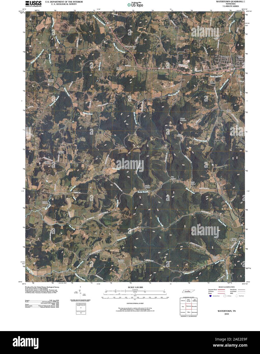 Map of watertown hi-res stock photography and images - Alamy