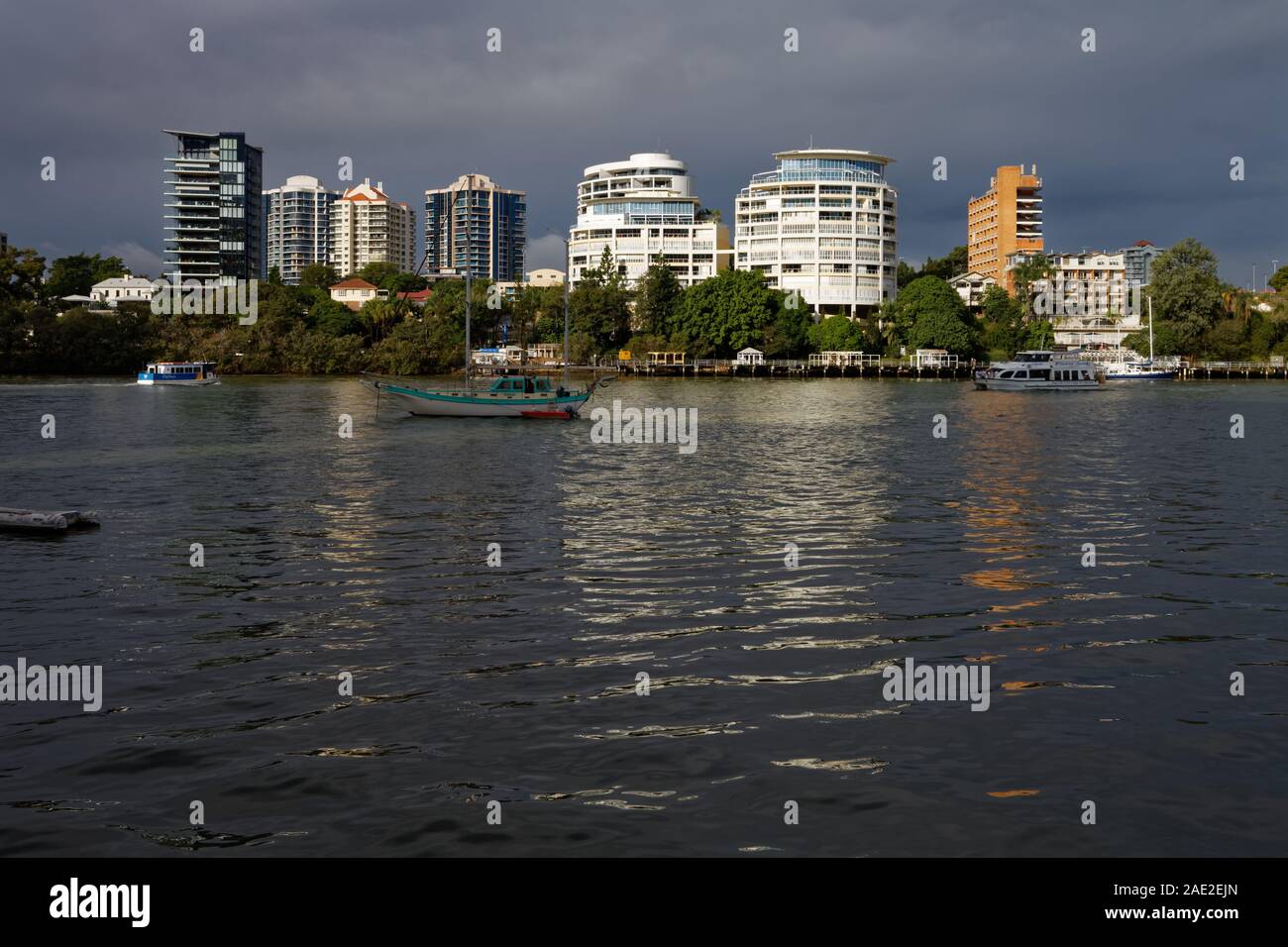 Buildings and streets of Brisbane, QLD, Australia Stock Photo - Alamy