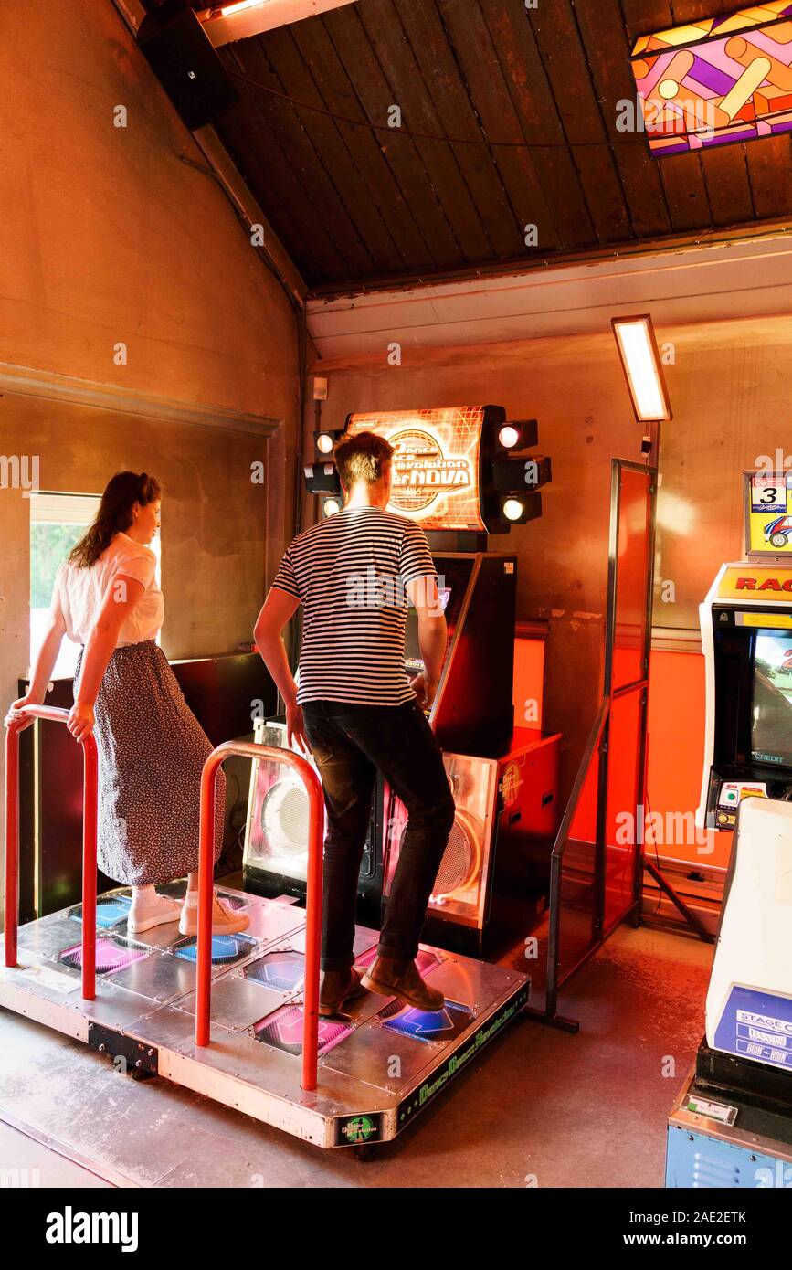 Arcade games TonTon club, Amsterdam, Netherlands Stock Photo - Alamy