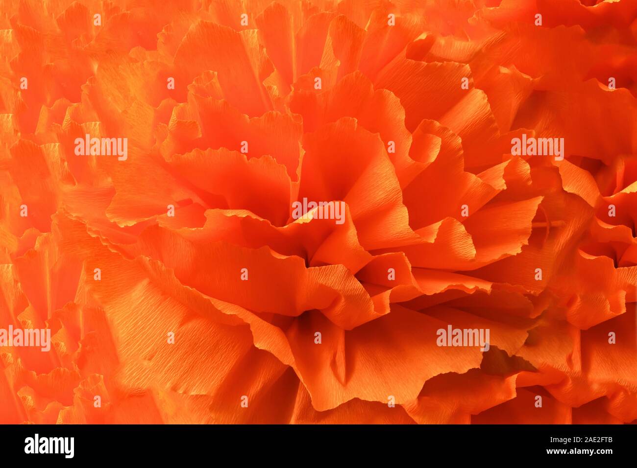 Orange paper texture as background. Orange-red vibrant color paper ...