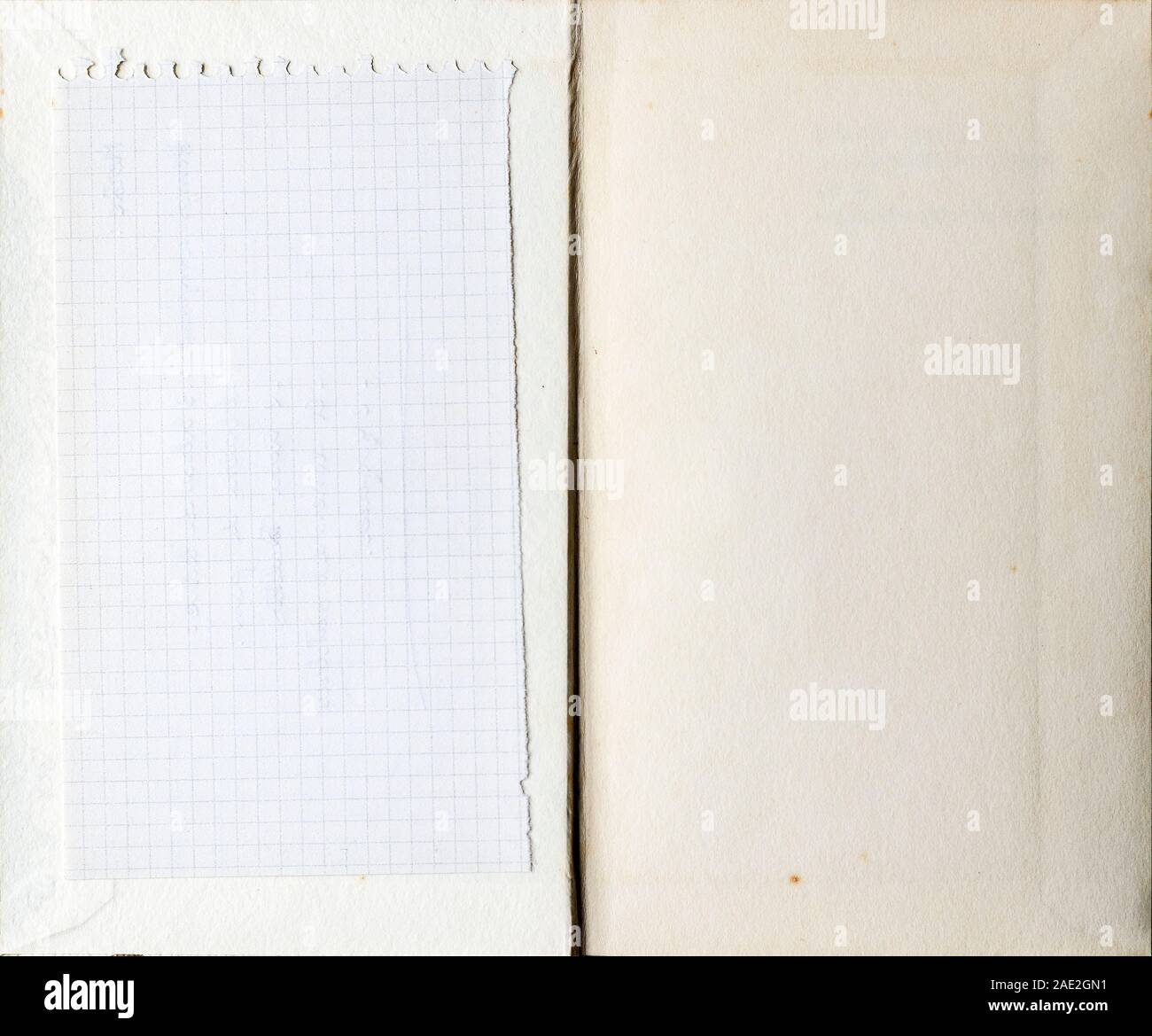 Unfolded paper hi-res stock photography and images - Alamy