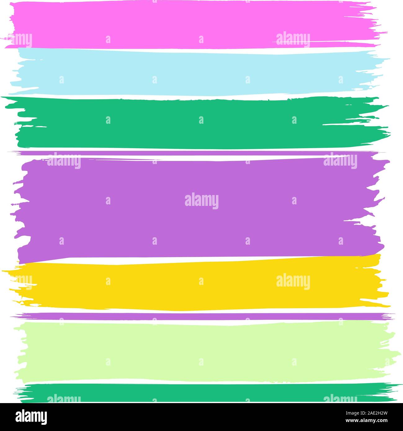 Set of colorful smears Stock Photo - Alamy