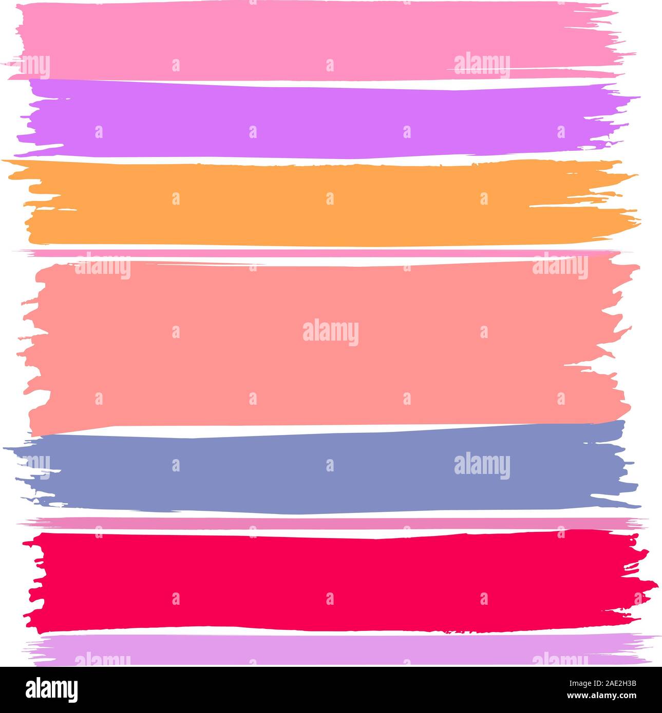 Set of colorful smears Stock Photo - Alamy