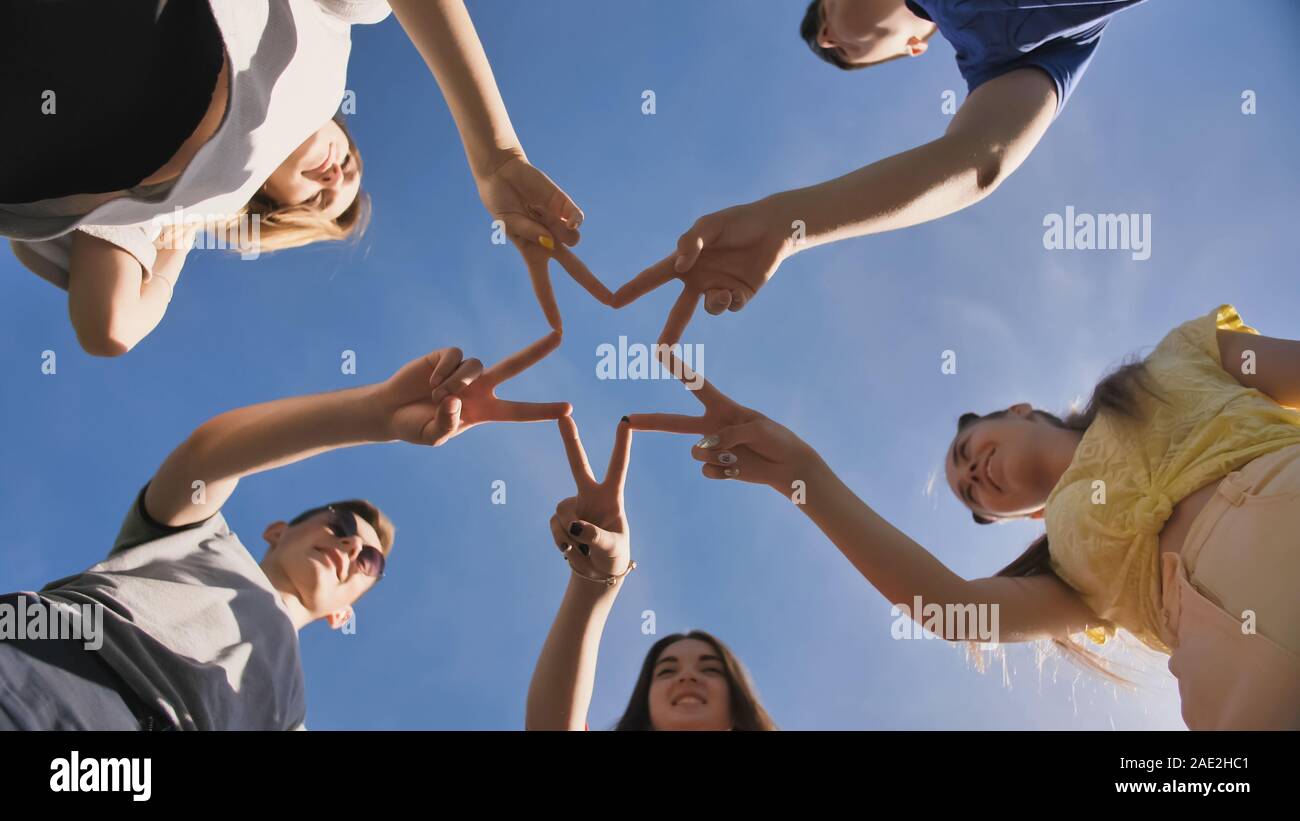 Human star shape hi-res stock photography and images - Alamy