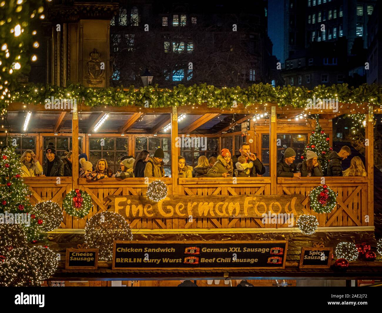 German sausage wurst market stall hi-res stock photography and images ...