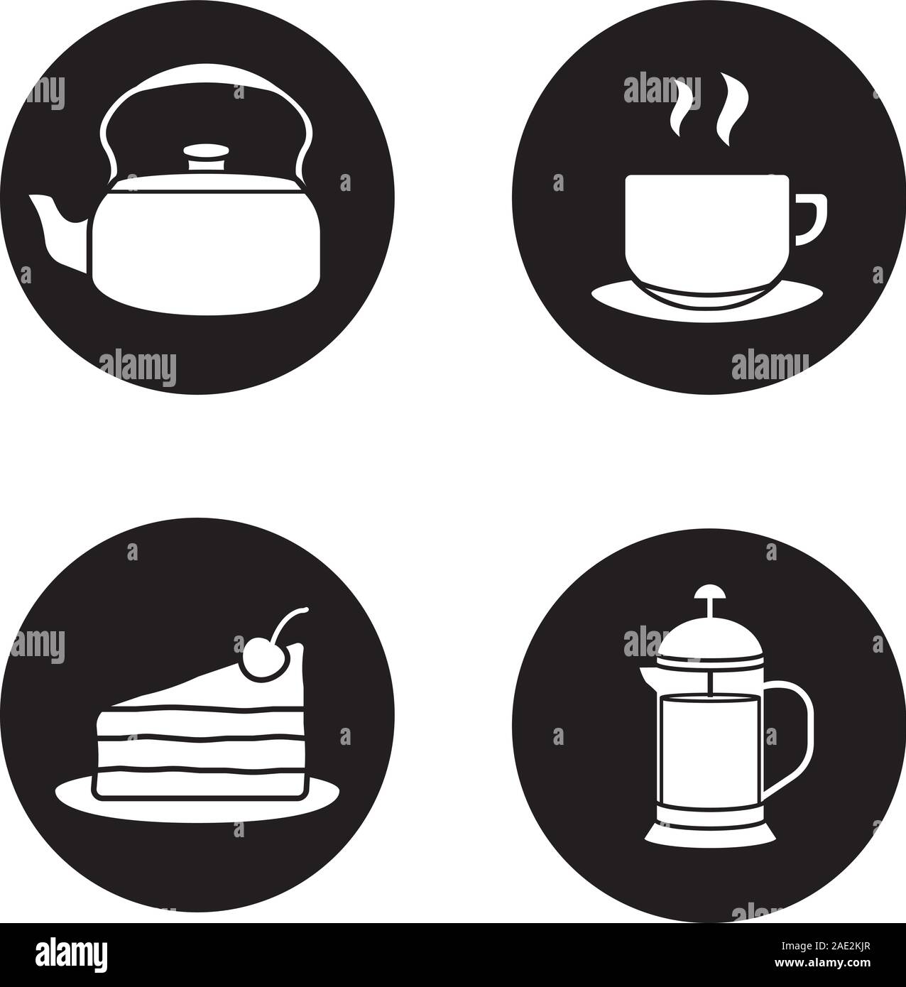 Piece chocolate glyph icon Black and White Stock Photos & Images - Alamy