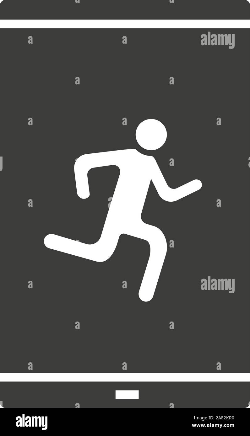 Running man pictogram hi-res stock photography and images - Alamy