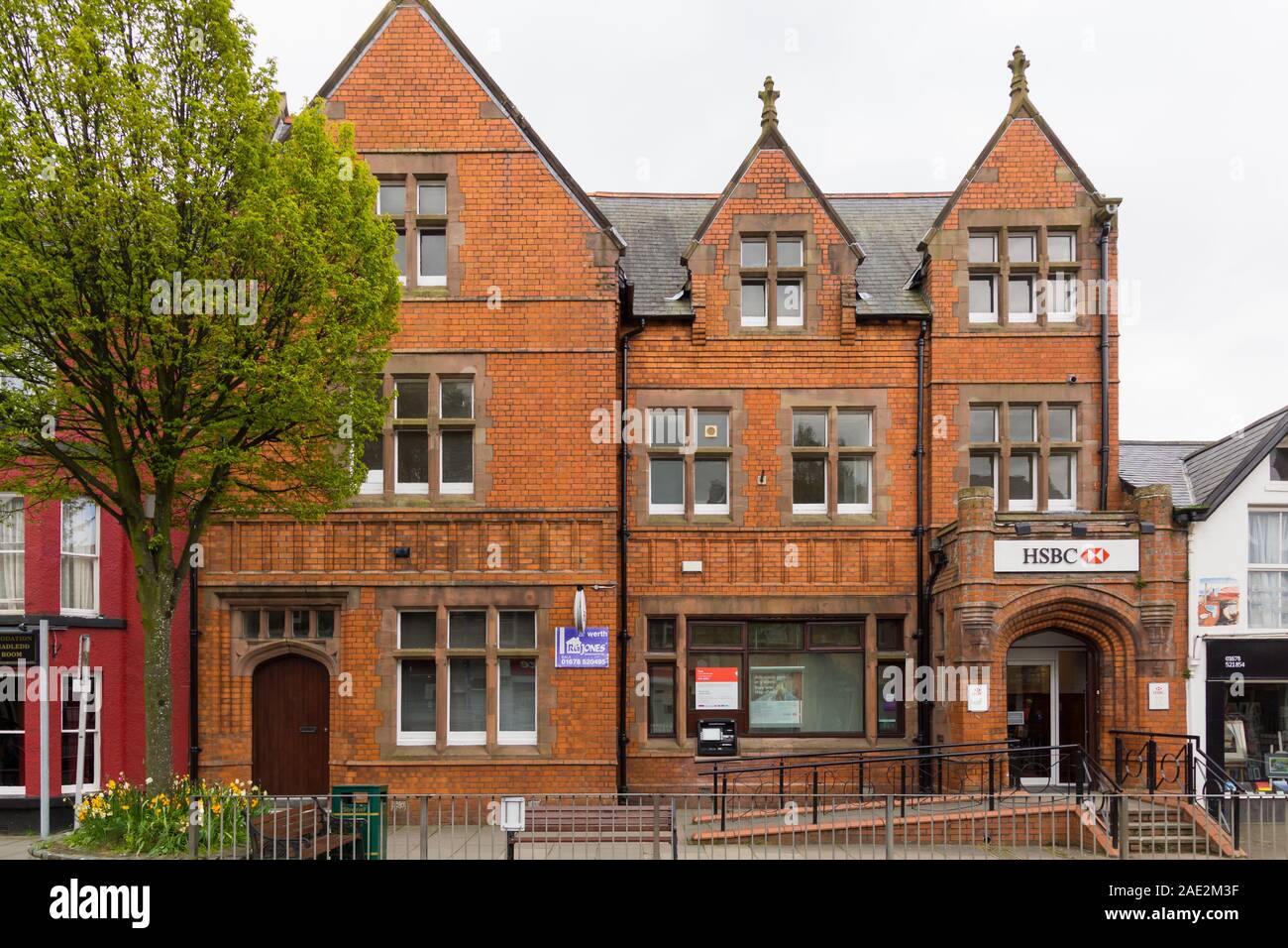 The HSBC branch in Bala North Wales one of the few rural bank branches ...