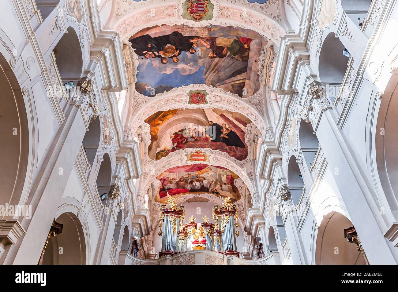 PRAGUE, CZECH REPUBLIC, SEPTEMBER 11 : architectural details of Saint ...