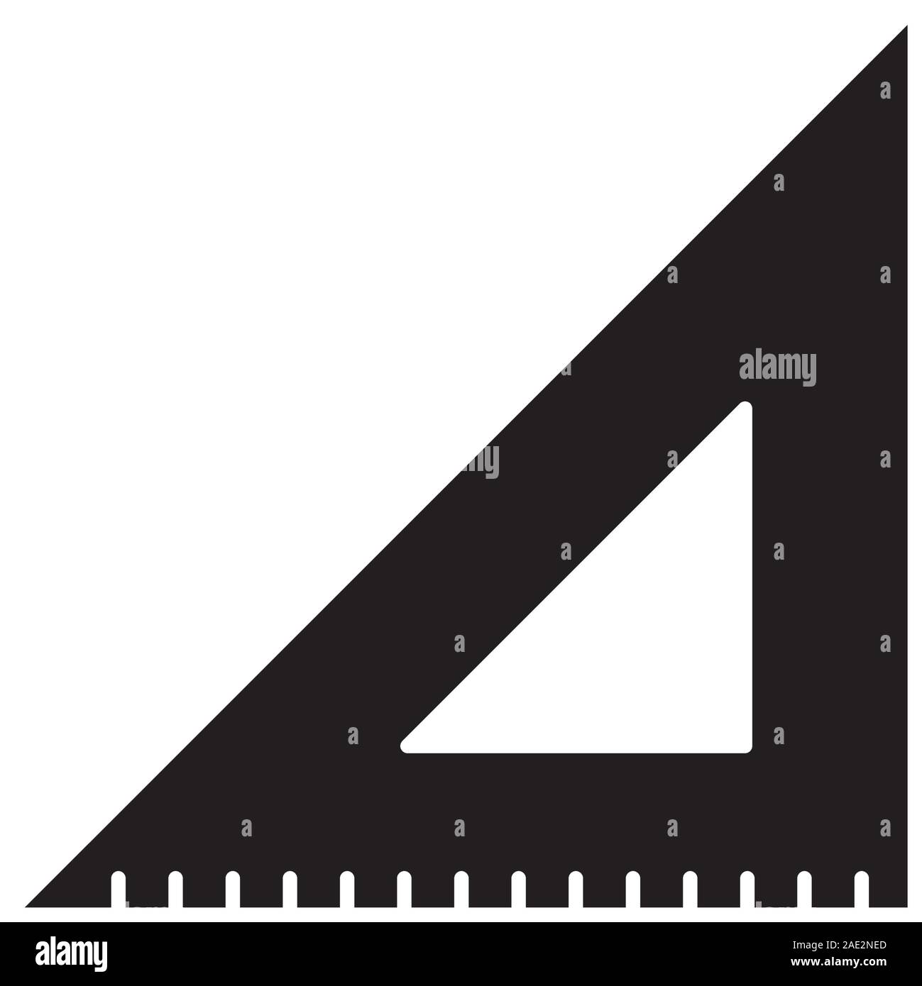 Isolated construction ruler vector design Stock Vector Image & Art - Alamy
