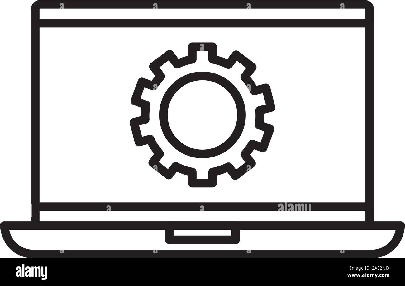 Laptop gear Black and White Stock Photos & Images - Alamy