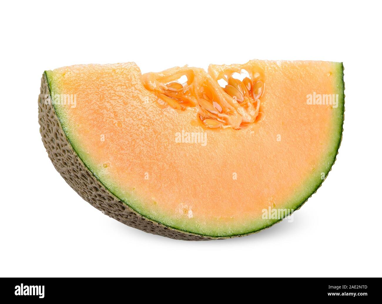 slice of melon isolated on white with clipping path Stock Photo - Alamy