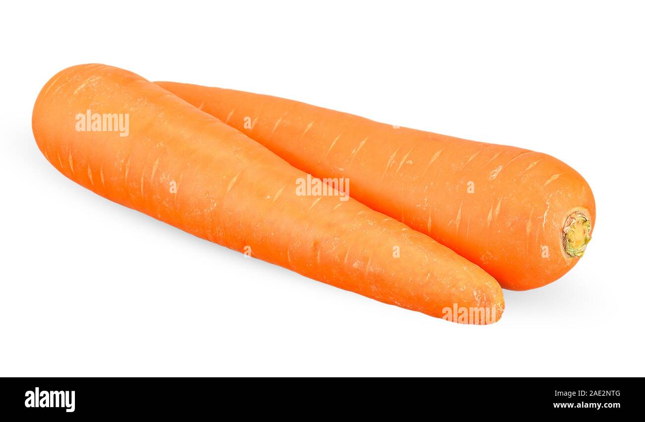 Carrot isolated on white with clipping path Stock Photo - Alamy