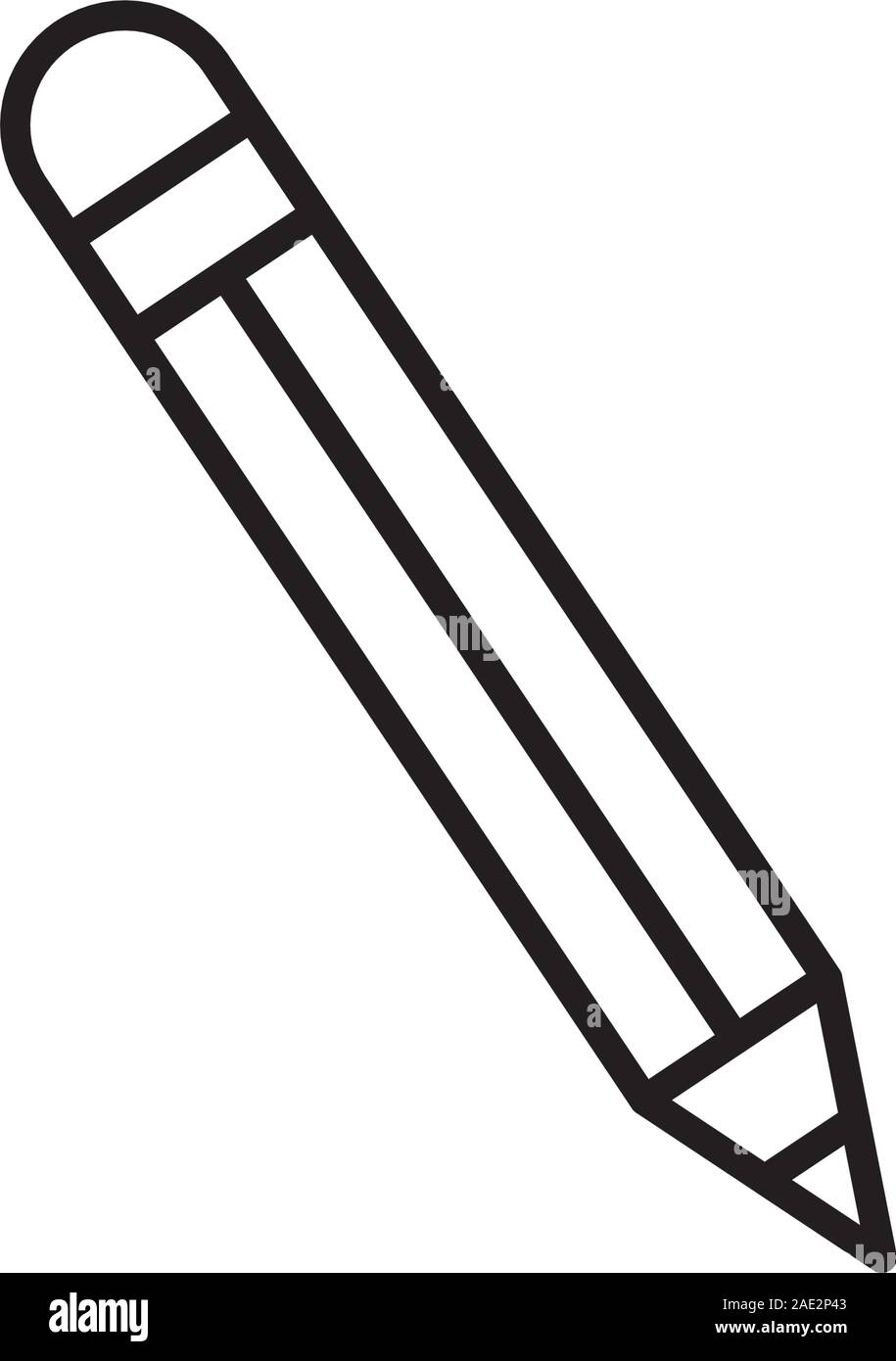 Isolated pencil tool vector design Stock Vector Image & Art - Alamy