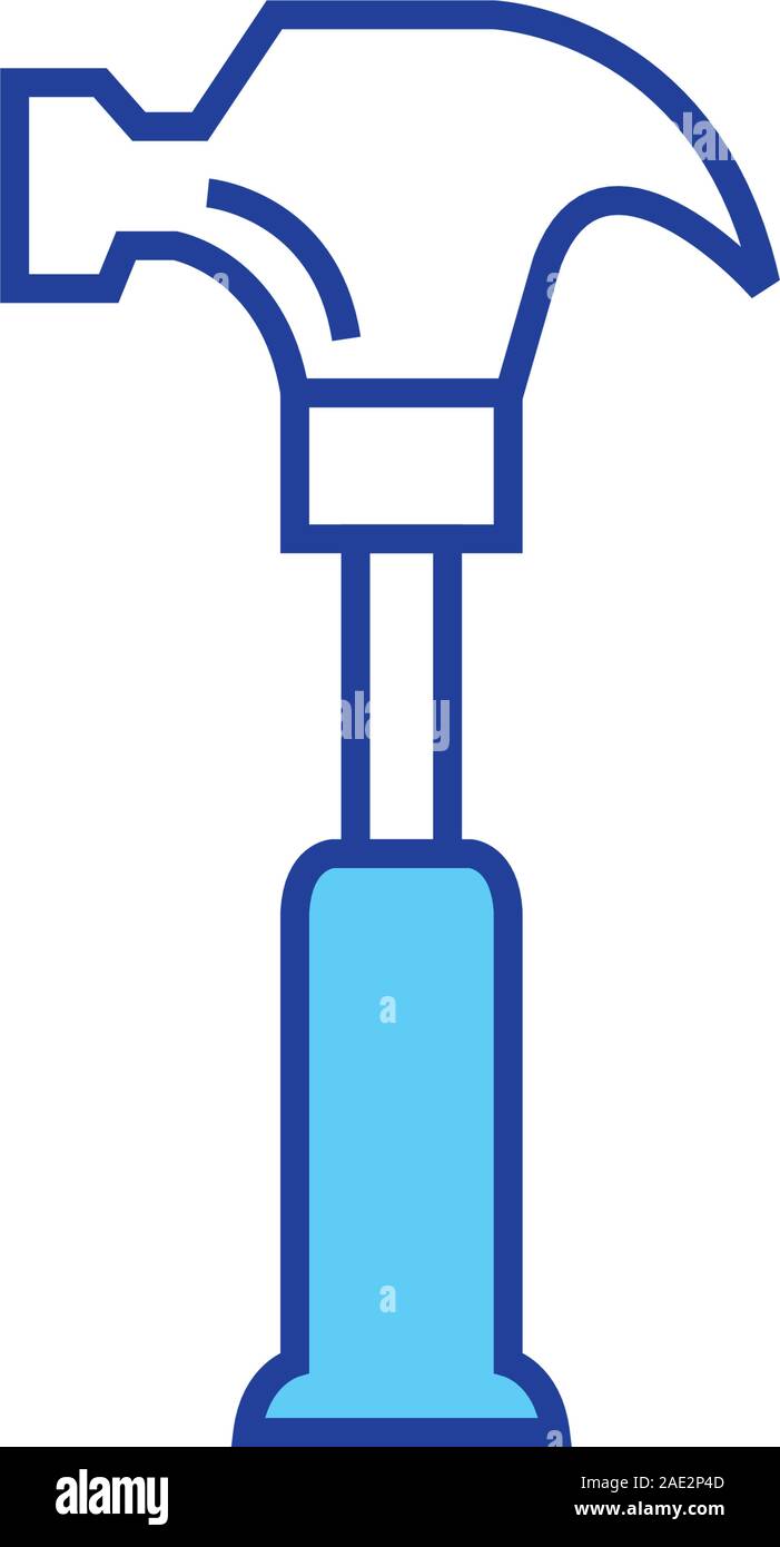 Isolated construction hammer vector design Stock Vector Image & Art - Alamy