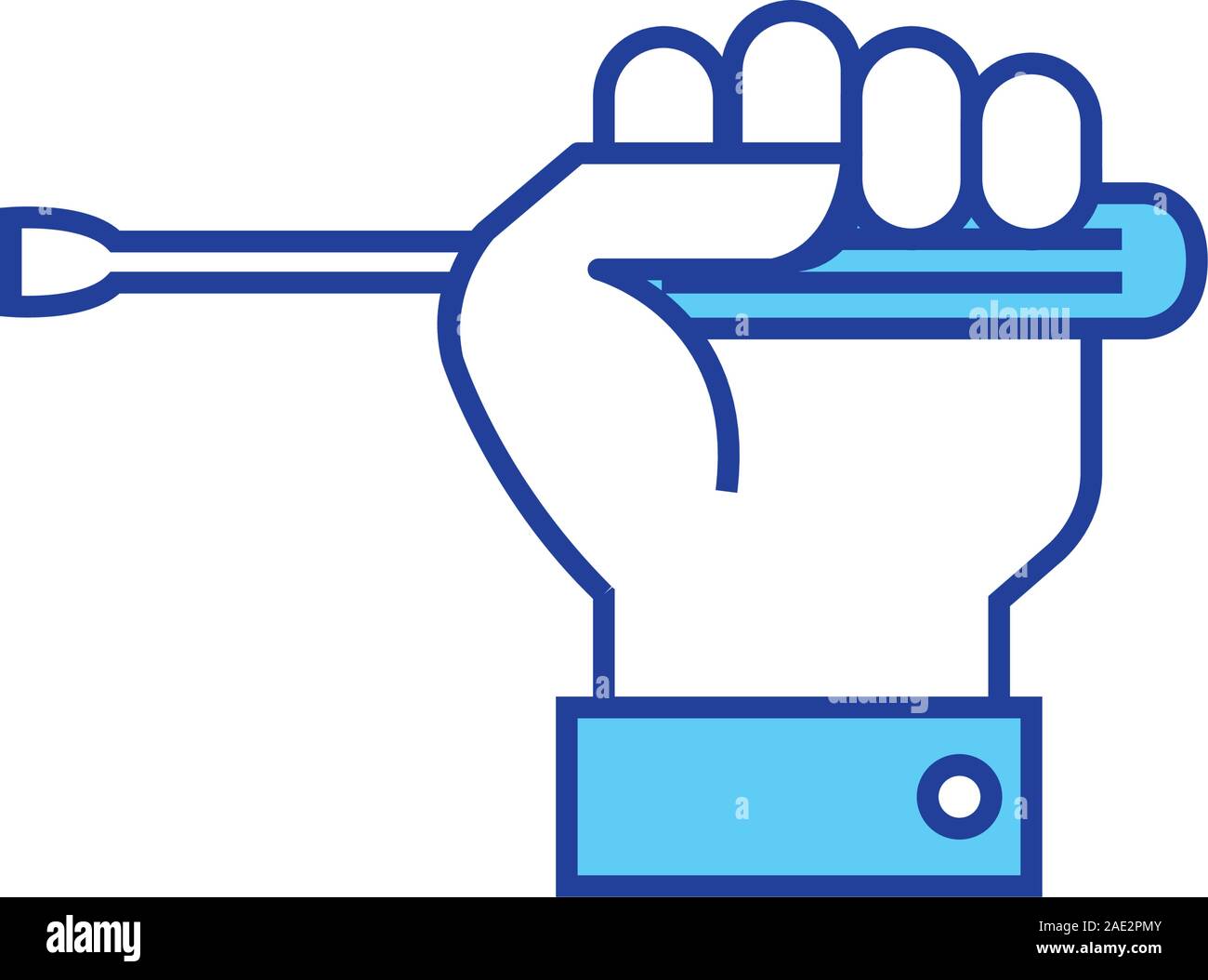 Isolated construction screwdriver vector design Stock Vector Image ...