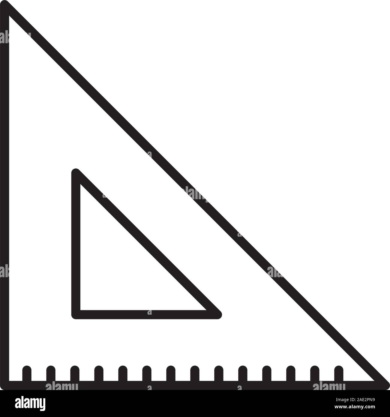 Isolated construction ruler vector design Stock Vector Image & Art - Alamy